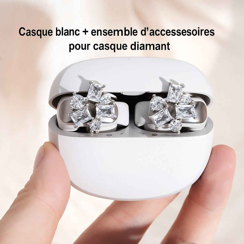 Bowvibe – Écouteurs Bluetooth Bijou à Clip pour Femmes homme – bowvibe